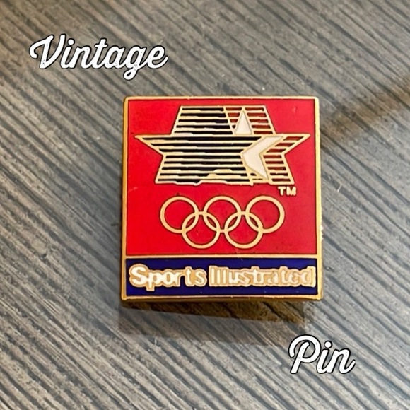 Vintage | Jewelry | Vintage Sports Illustrated 98 Olympic Lapel Pin ...